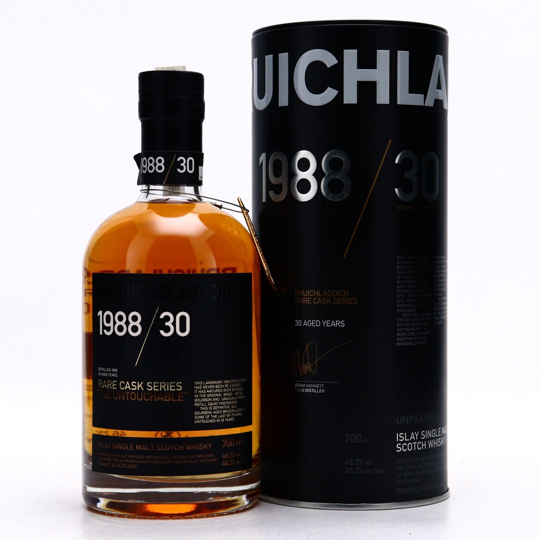 Bruichladdich 1988 Rare Cask Series 30 Year Old The Untouchable