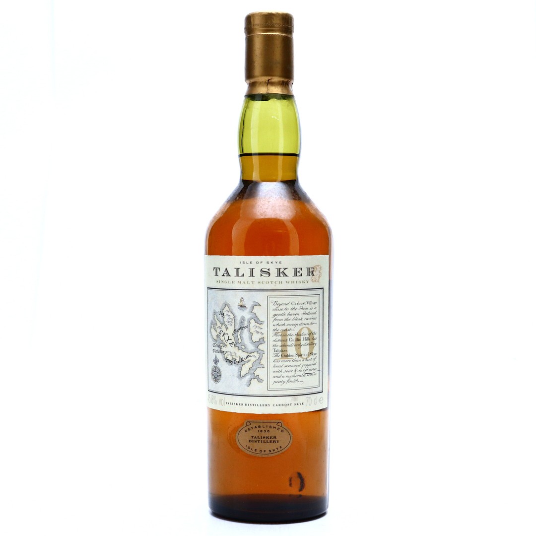 Talisker 10 Year Old Map Label 1990s | Whisky Auctioneer