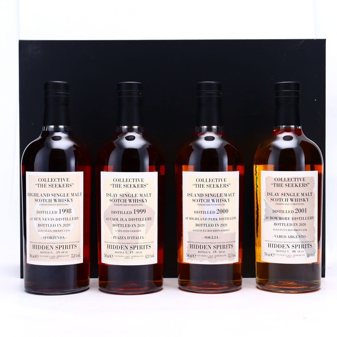 Hidden Spirits The Seekers Collective 4 x 70cl | Whisky Auctioneer
