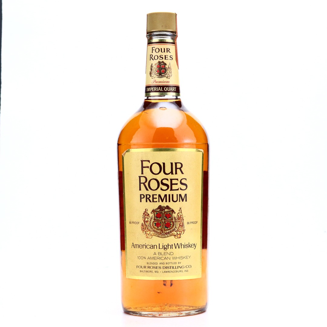Four Roses Premium American Whiskey Quart 1973 | Whisky Auctioneer