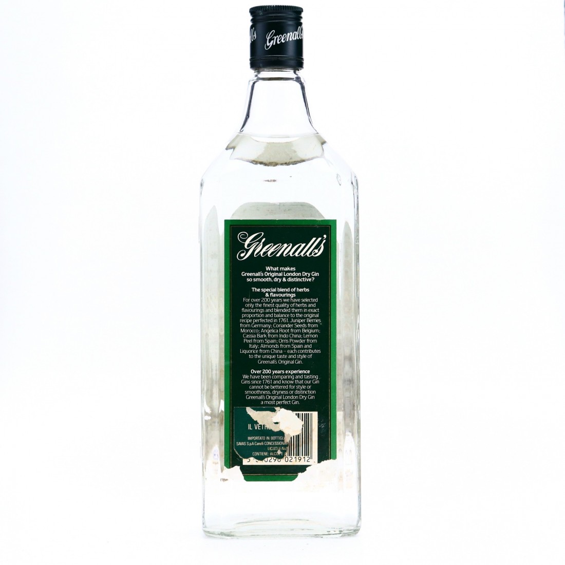 Greenall's Original London Dry Gin 1980s | Whisky Auctioneer