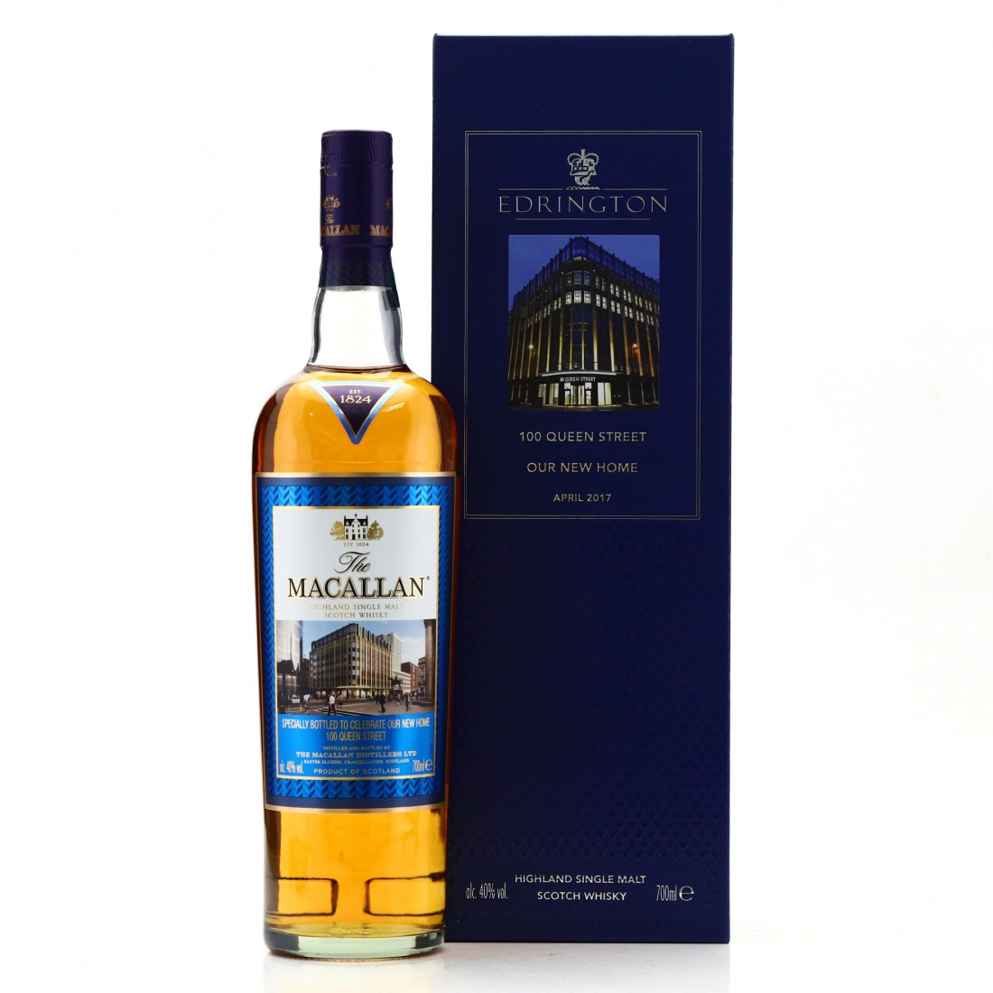 Macallan Welcome to 100 Queen Street / Edrington | Whisky Auctioneer