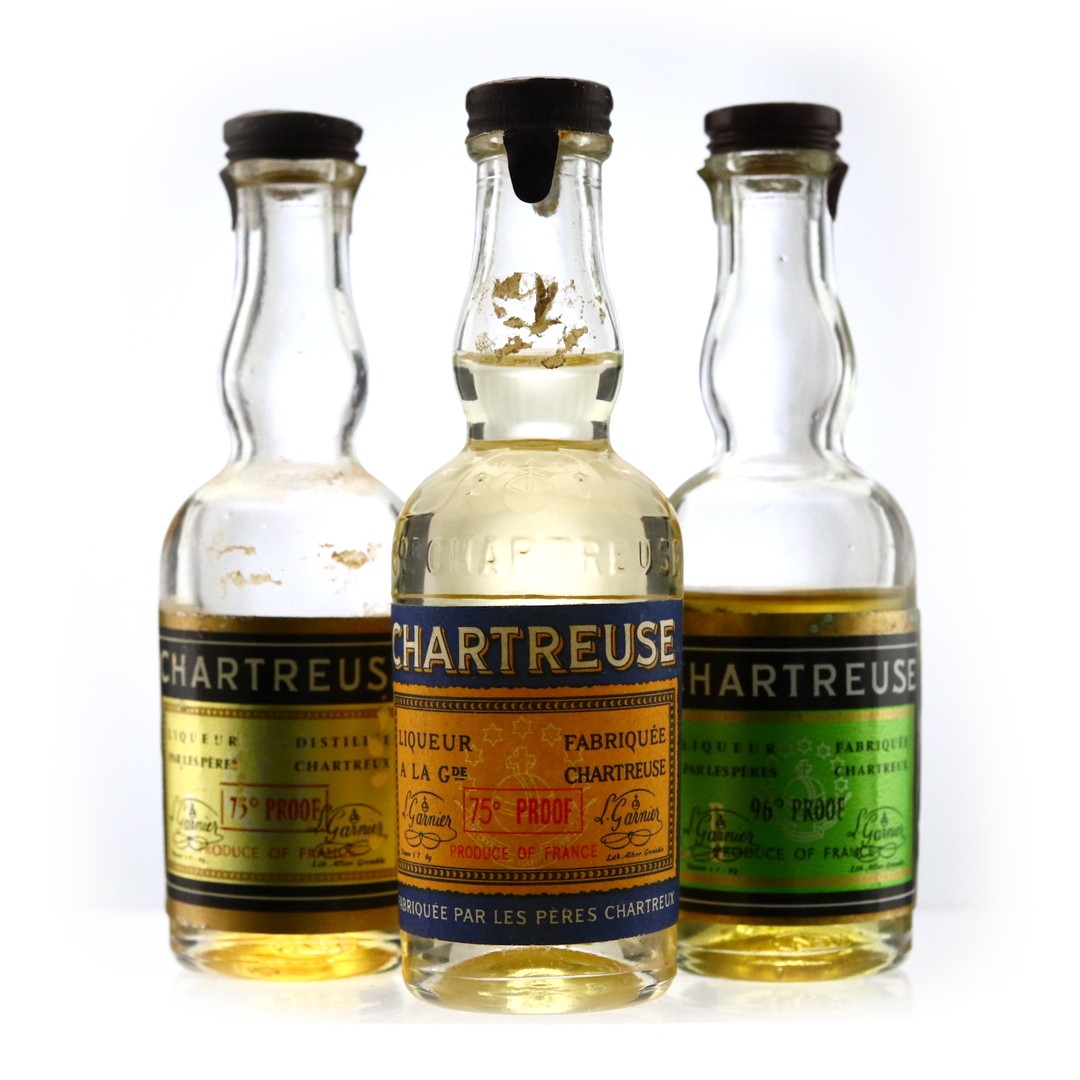 Chartreuse Miniatures x 3 | Whisky Auctioneer