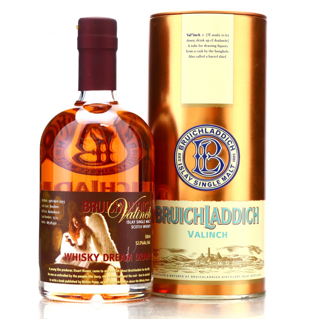 Bruichladdich 1993 Valinch 'Whisky Dream Dram' | Whisky Auctioneer