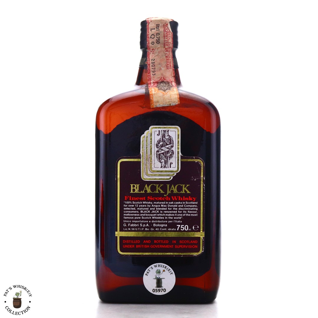 Black Jack 12 Year Old Scotch Whisky 1980s / Fabbri Import | Whisky ...