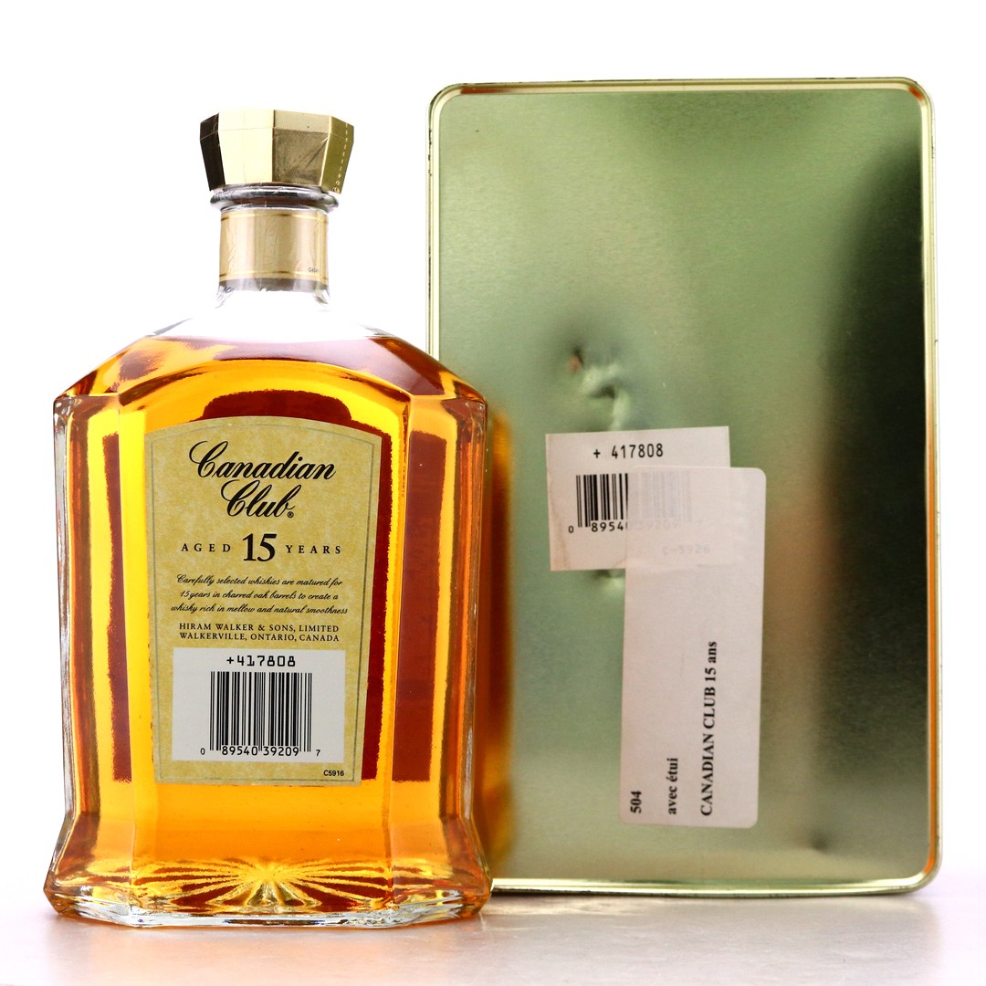 Canadian Club 15 Year Old 75cl / The Beaver | Whisky Auctioneer