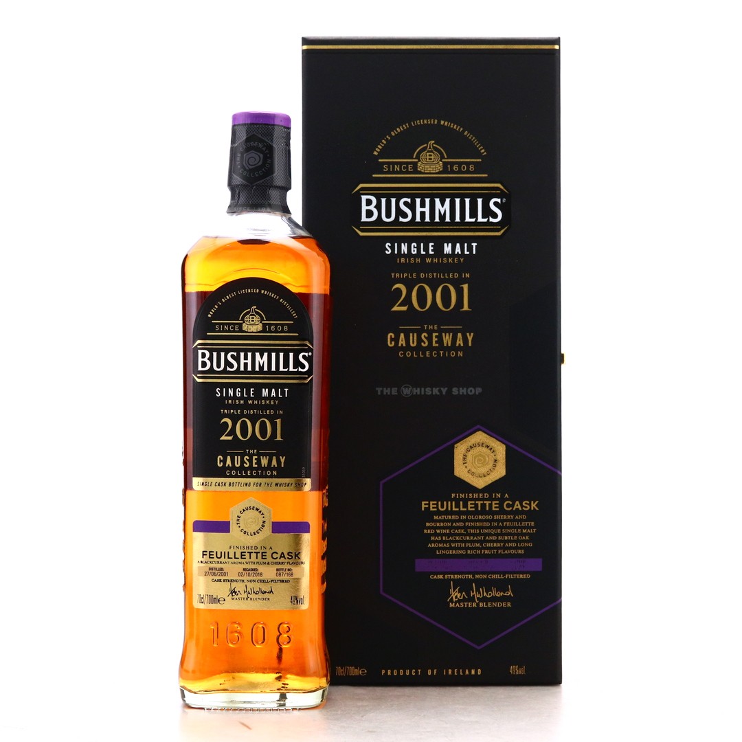 Bushmills 2001 Feuillette Cask Finish / The Causeway Collection - TWS ...