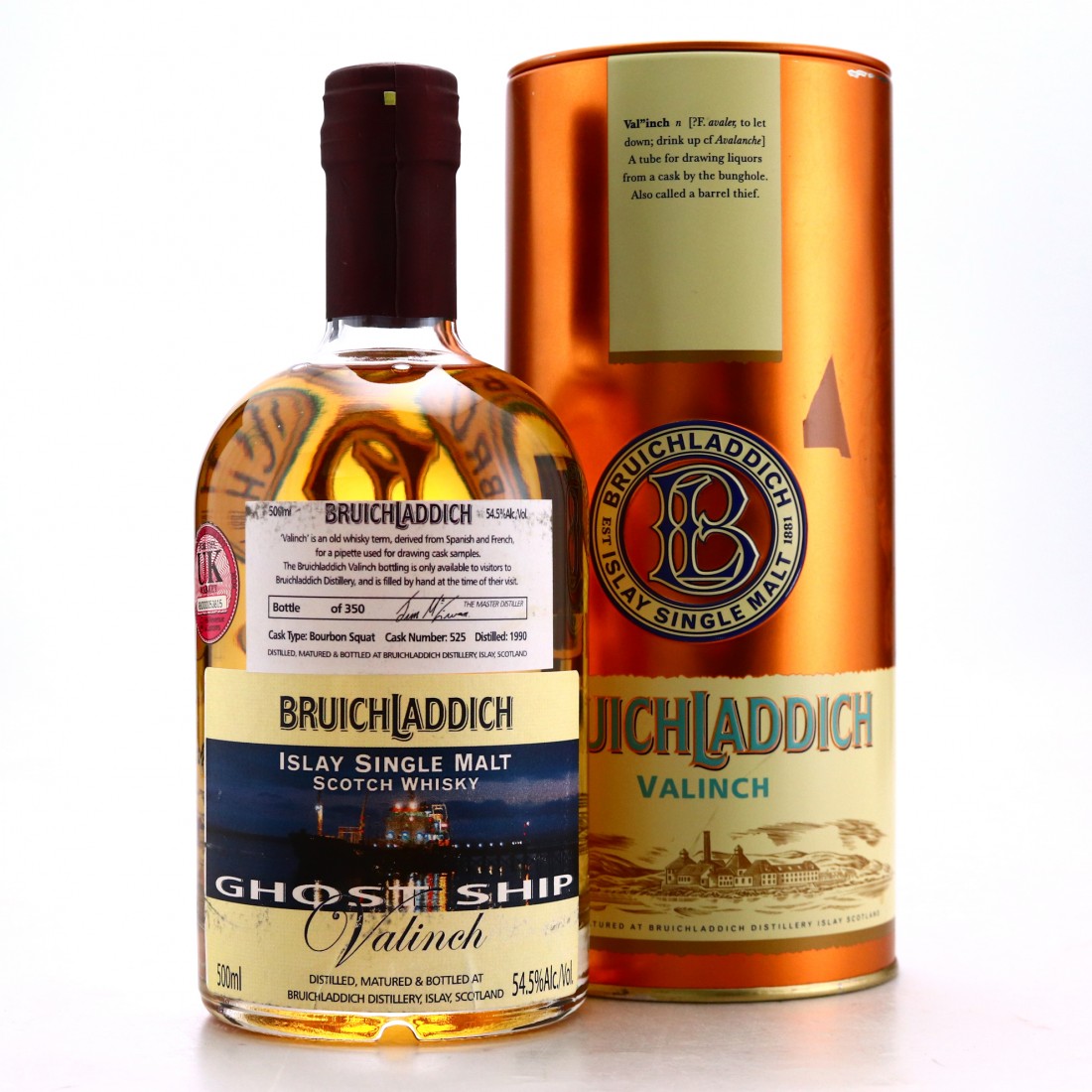 Bruichladdich 1990 Valinch 'Ghost Ship' | Whisky Auctioneer