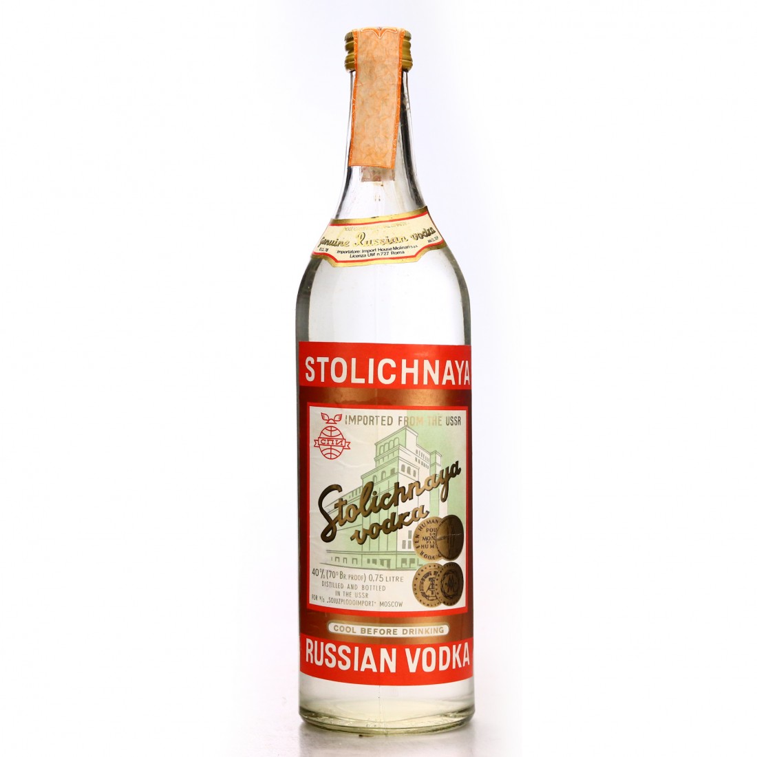 Stolichnaya Vodka 1980s | Whisky Auctioneer