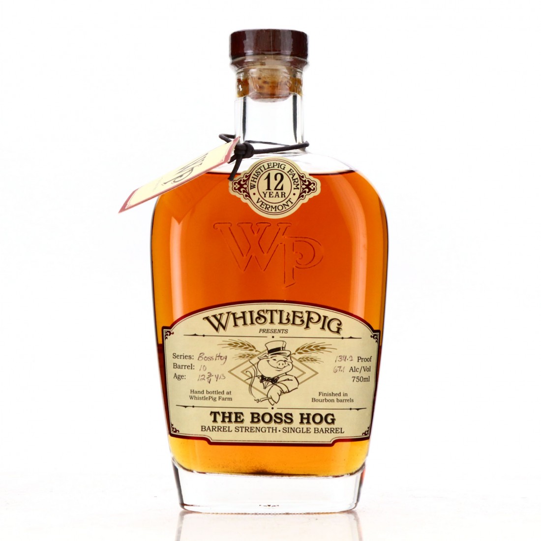 Whistlepig 12 Year Old Single Barrel Rye / The Boss Hog 1st Edition ...