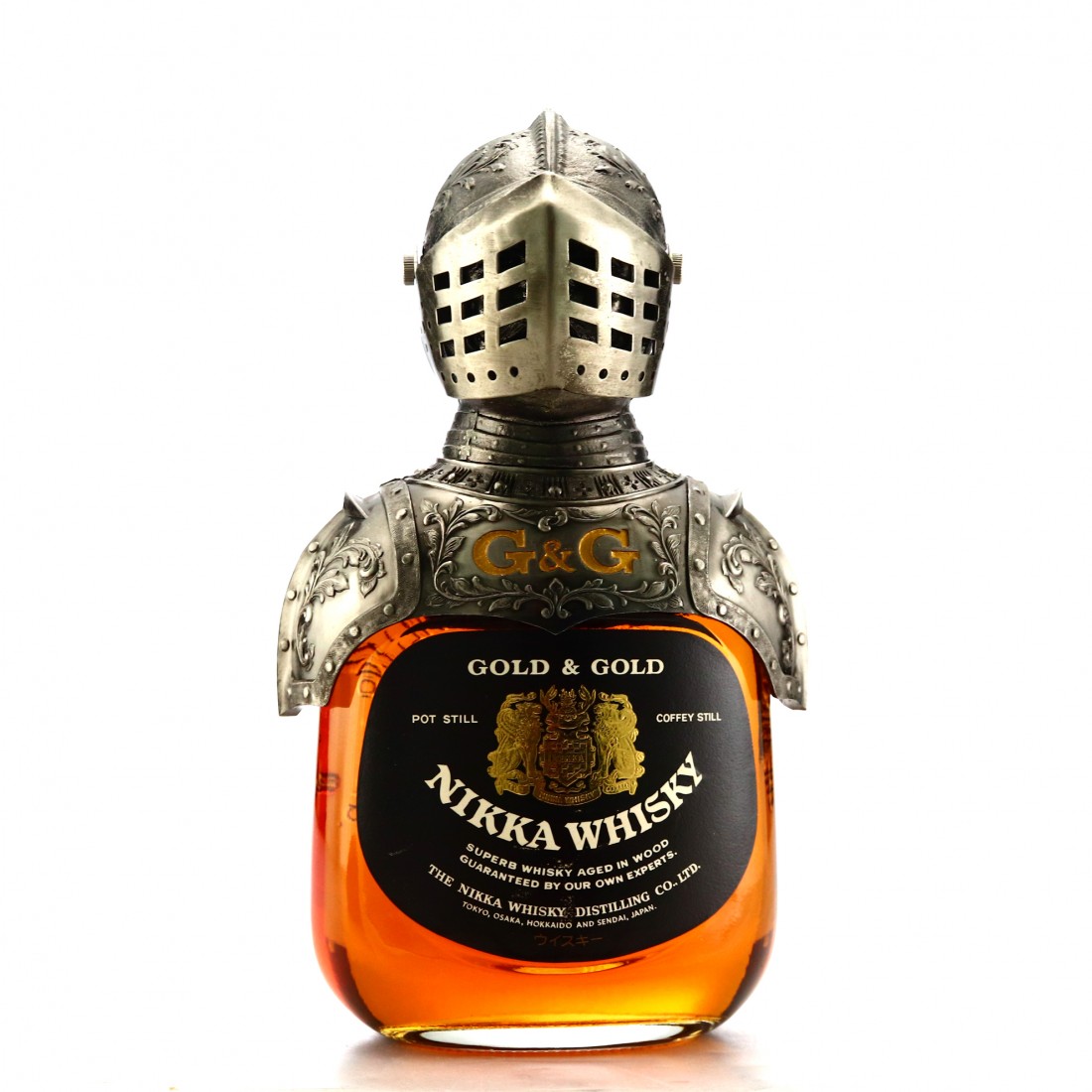 Nikka Gold and Gold with Knight Ornament | Whisky Auctioneer