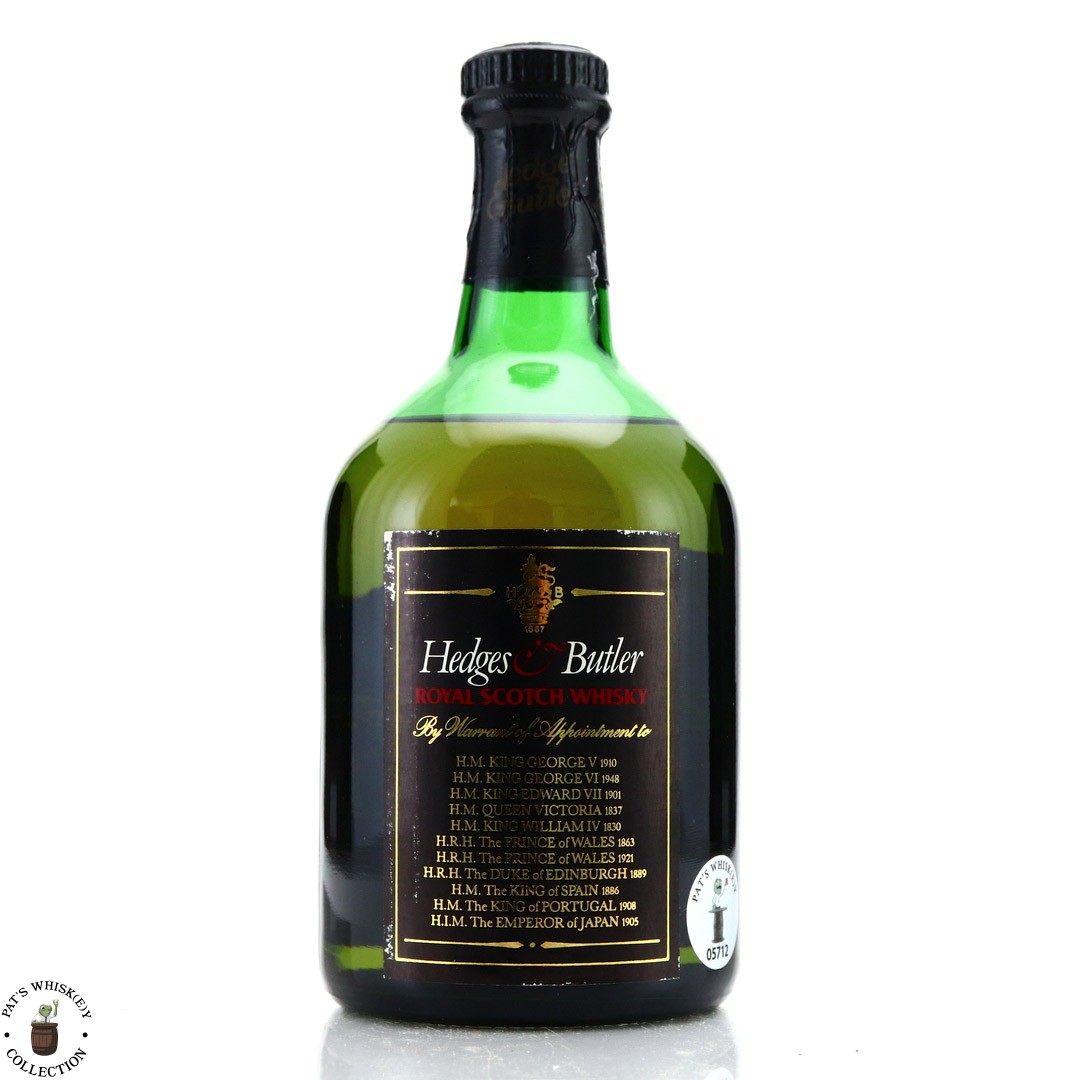 Hedges and Butler 12 Year Old Royal Finest De Luxe 1980s | Whisky ...