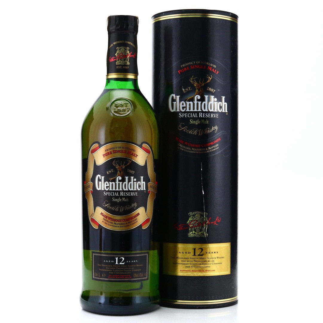 Glenfiddich 12 Year Old Special Reserve 1 Litre | Whisky Auctioneer