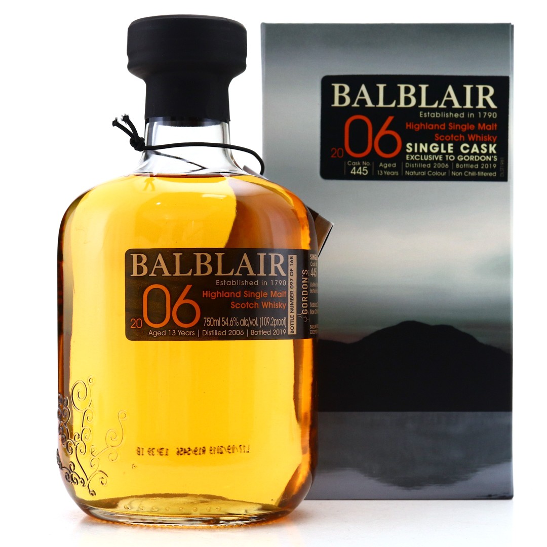 Balblair 2006 Single Cask #445 75cl / Gordon's | Whisky Auctioneer