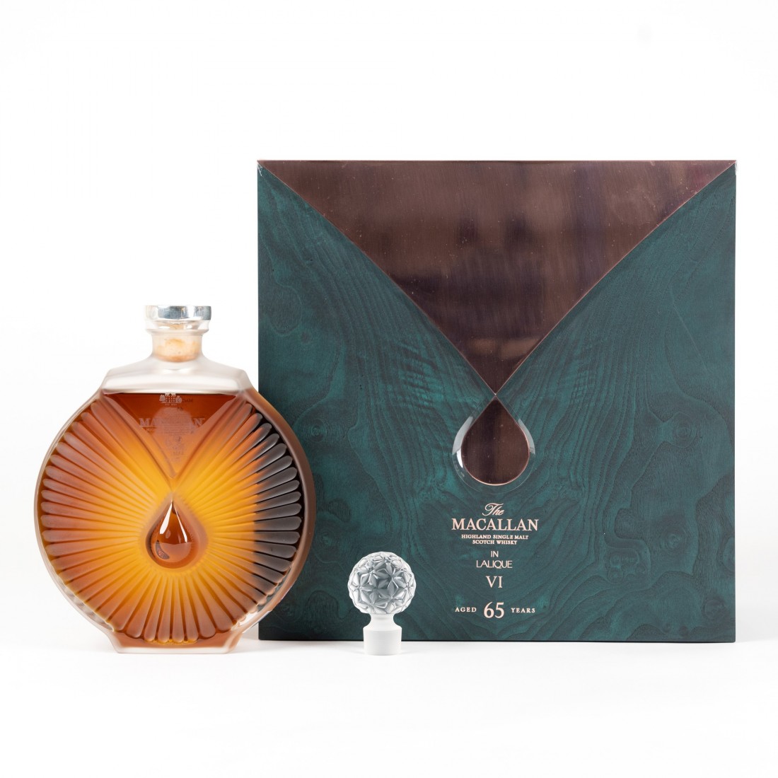 Macallan 65 Year Old Lalique Six Pillars Collection No.6 / Bottle 1 ...