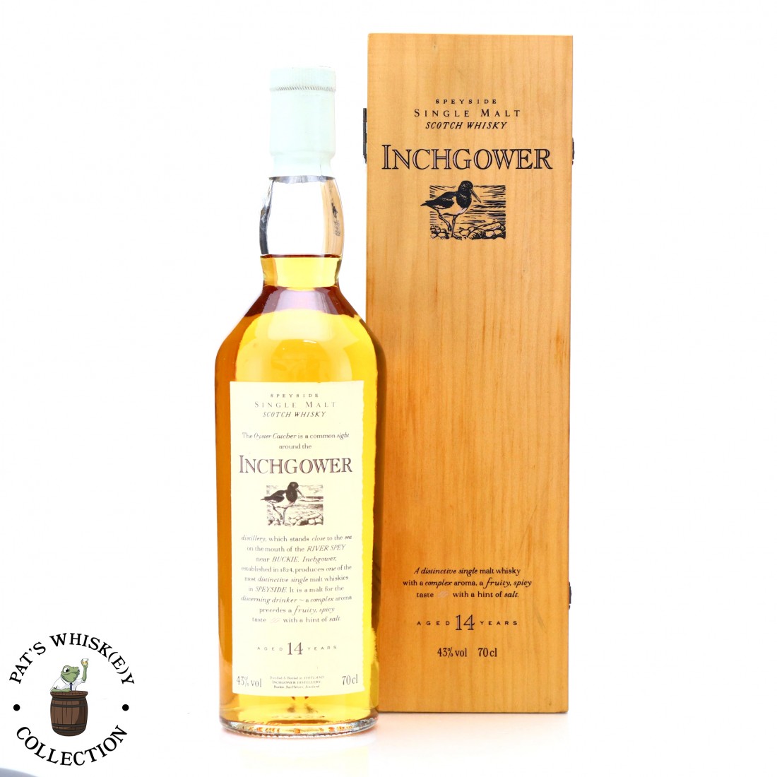 Inchgower 14 Year Old Flora and Fauna White Cap / Wooden Box | Whisky ...