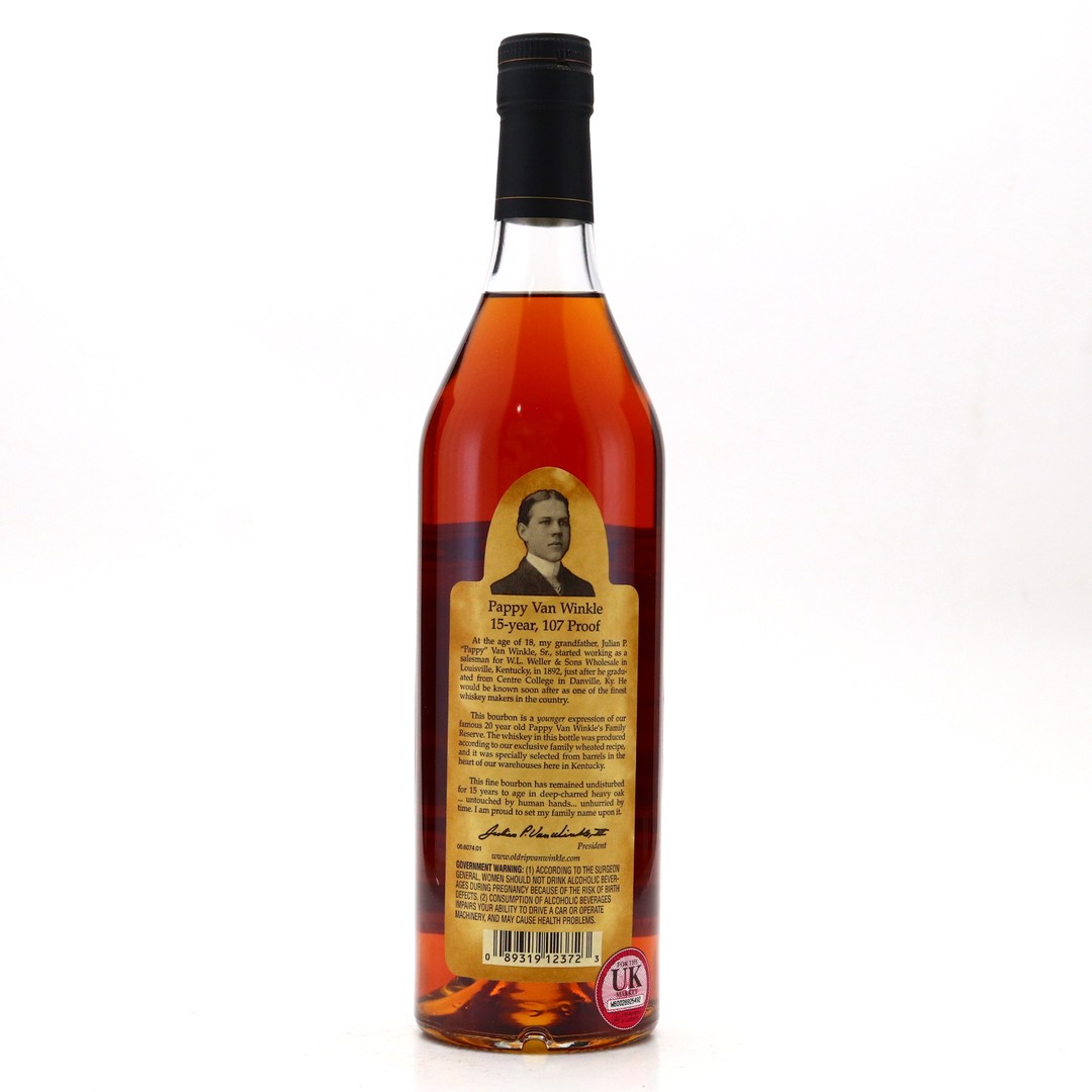 Pappy Van Winkle 15 Year Old Family Reserve | Whisky Auctioneer