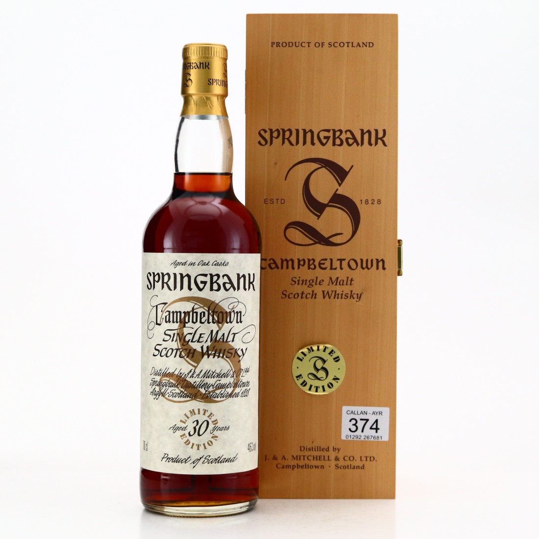 Springbank 30 Year Old Millennium Limited Edition | Whisky Auctioneer