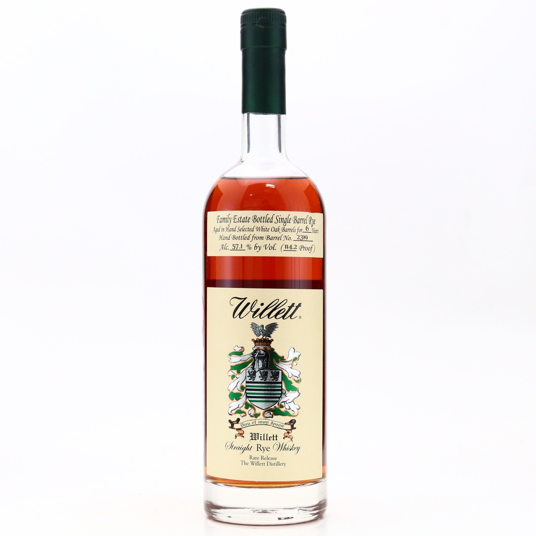 Willett Family Estate 6 Year Old Single Barrel Rye #2319 / The ...