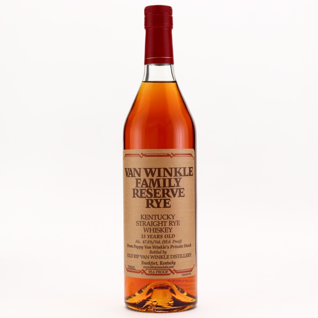 Van Winkle 13 Year Old Family Reserve Rye 2020 | Whisky Auctioneer
