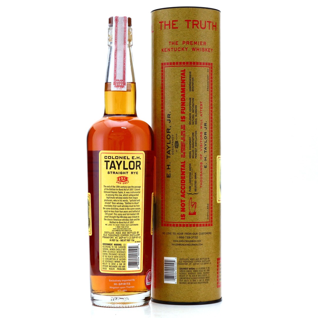 Colonel E.H. Taylor Straight Rye 2019 | Whisky Auctioneer