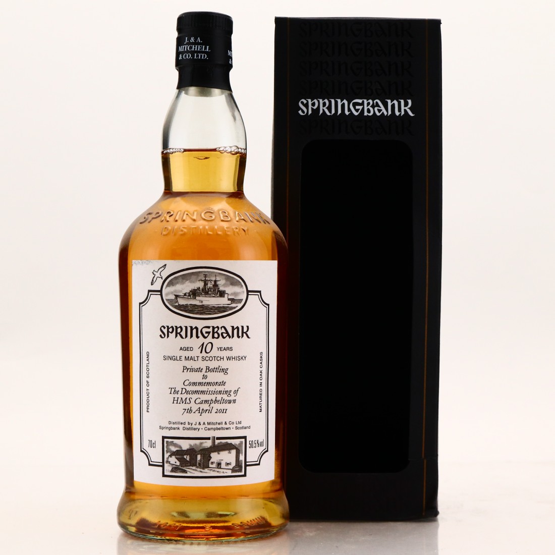Springbank 10 Year Old Decommissioning HMS Campbeltown | Whisky Auctioneer