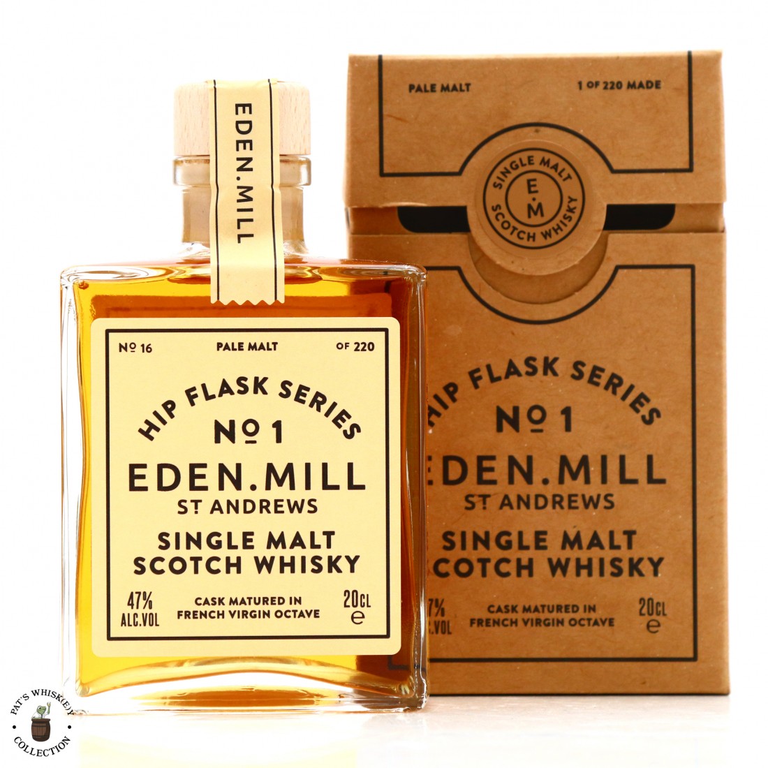 Eden Mill Hip Flask Series No.1 20cl / Pale Malt, French Virgin Octave ...