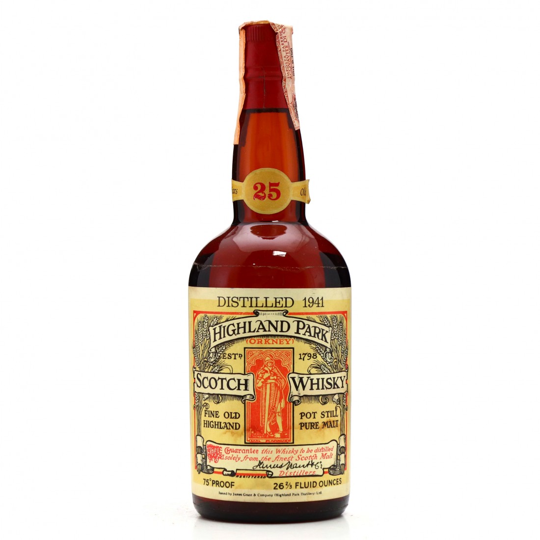 Highland Park 1941 Magnus Label 25 Year Old | Whisky Auctioneer