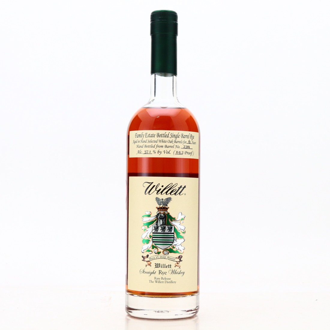 Willett Family Estate 6 Year Old Single Barrel Rye #2319 / The ...