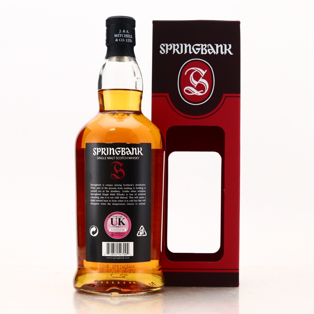 Springbank 12 Year Old Cask Strength / 56.2% | Whisky Auctioneer