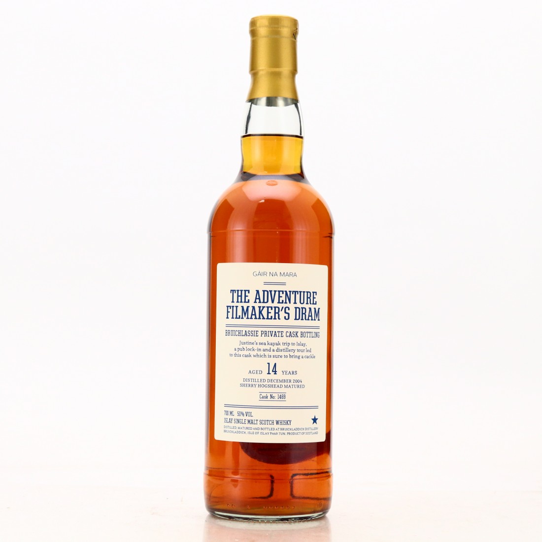 Bruichladdich 2004 Private Sherry Cask 14 Year Old 1469 The Adventure Filmakers Dram