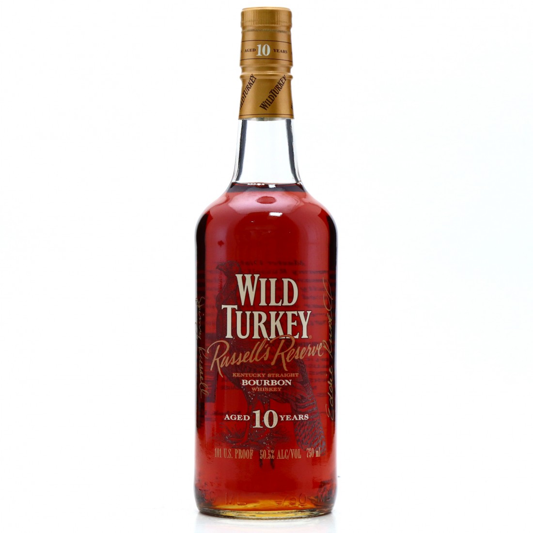 Wild Turkey 10 Year Old Russell's Reserve 101 Proof 1998 / Signed ...