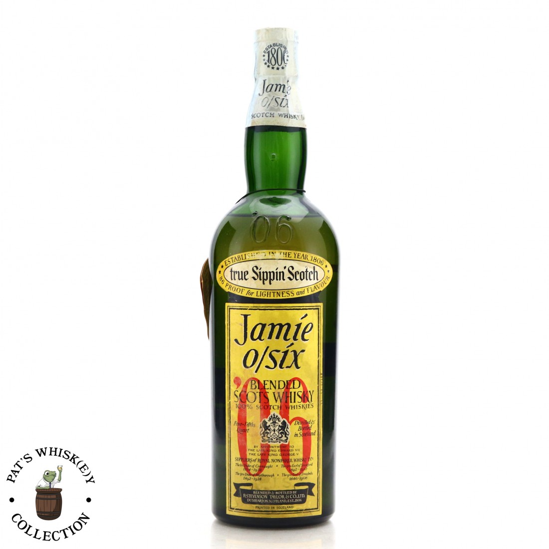 Jamie O/Six Blended Scotch Whisky 1940s / US Import | Whisky Auctioneer