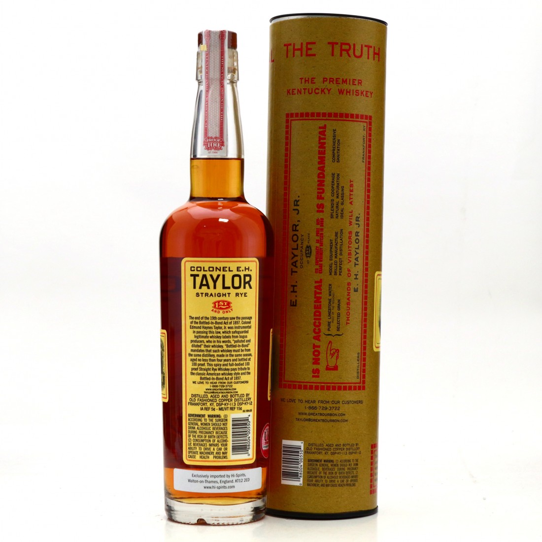 Colonel E.H. Taylor Straight Rye 2017 | Whisky Auctioneer