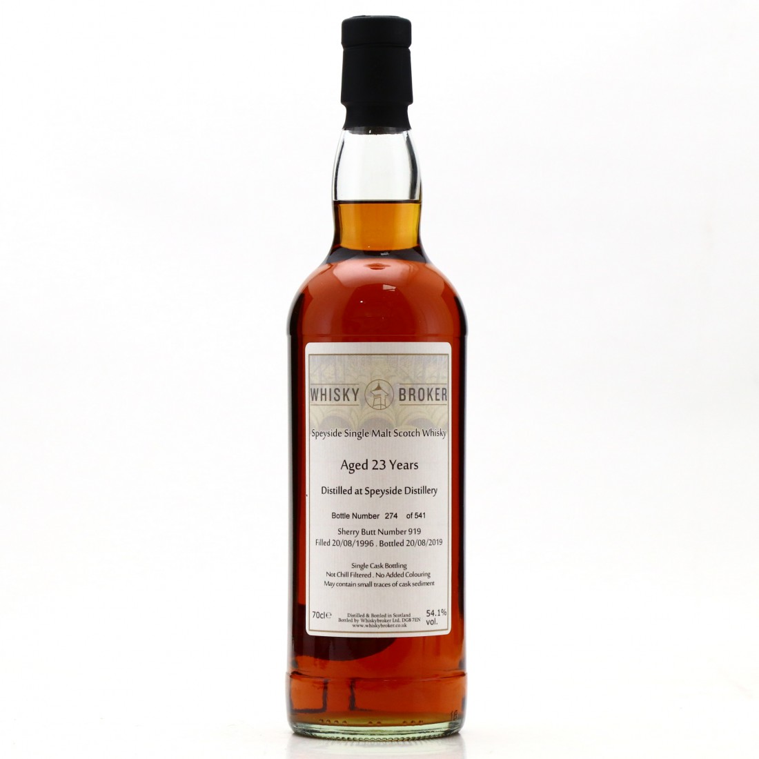 Speyside 1996 Whisky Broker 23 Year Old | Whisky Auctioneer