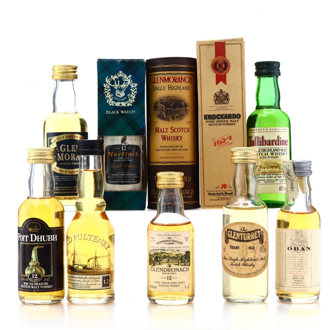 Scotch Whisky Miniatures x 10 | Whisky Auctioneer