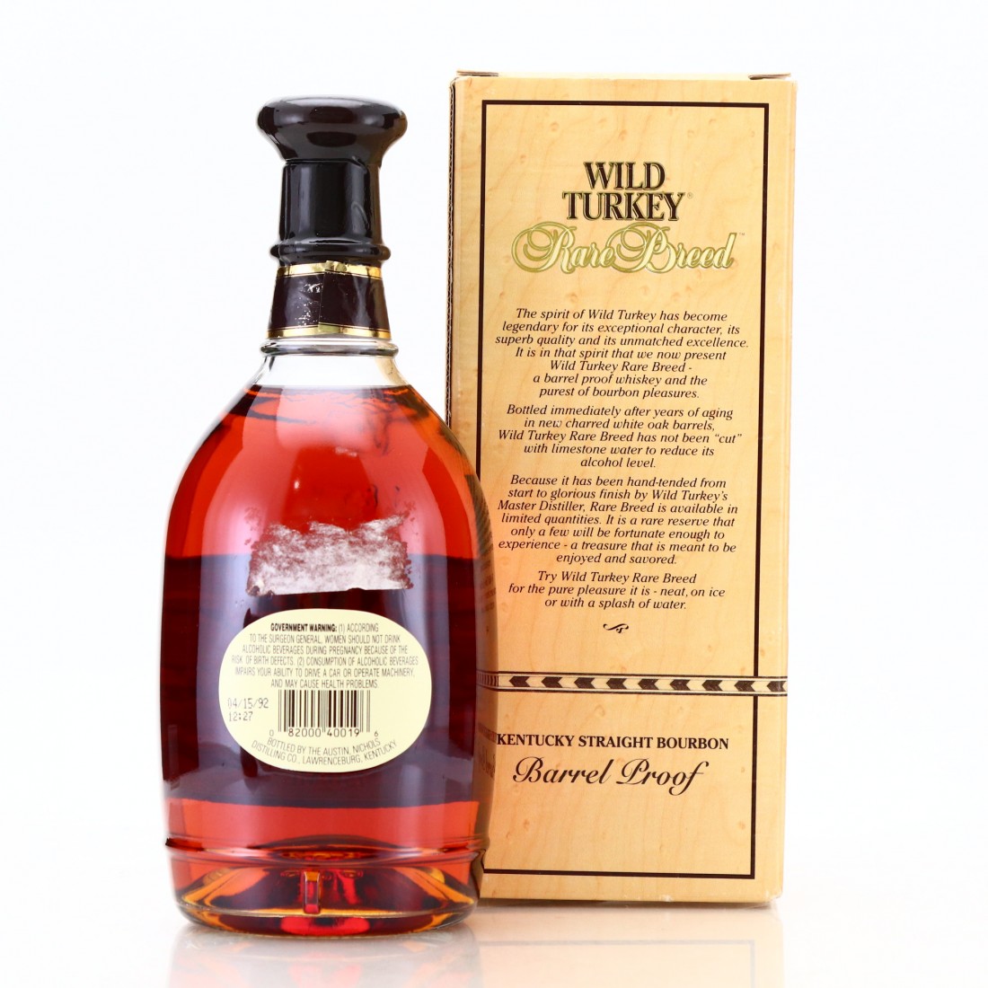 Wild Turkey Rare Breed Barrel Proof Batch WT-02-91 | Whisky Auctioneer