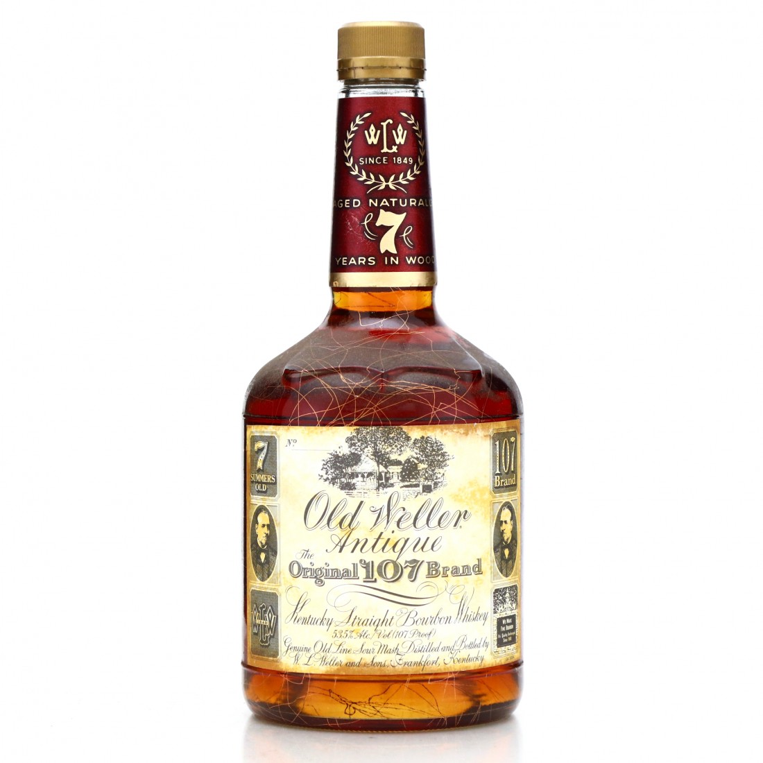Old Weller 7 Year Old Original 107 Proof 1980s / Stitzel-Weller ...