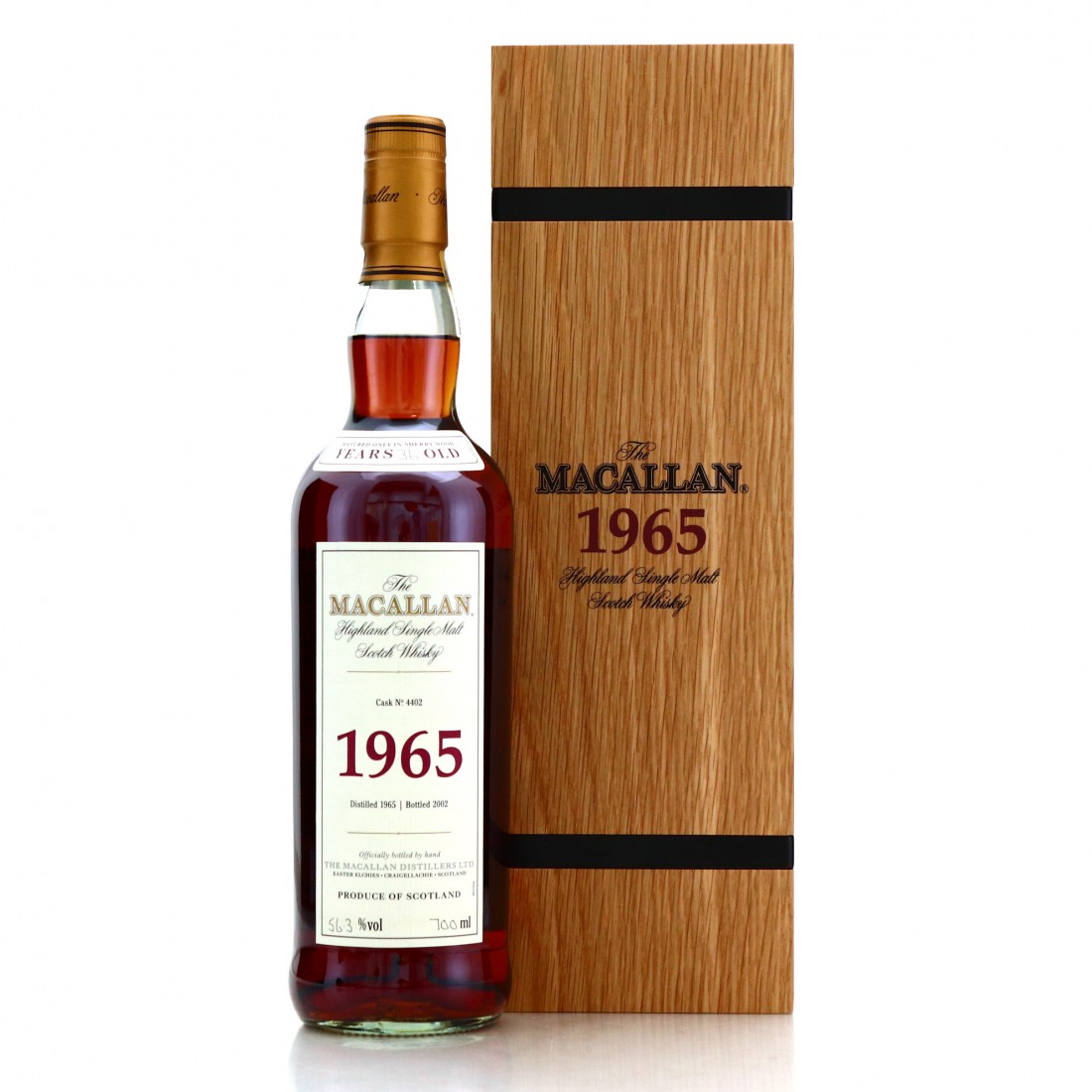 Macallan 1965 Fine and Rare 36 Year Old #4402 | Whisky Auctioneer