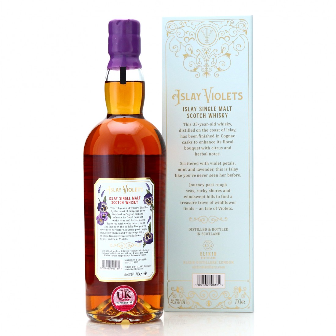Bowmore 33 Year Old Elixir Distillers Islay Violets | Whisky Auctioneer