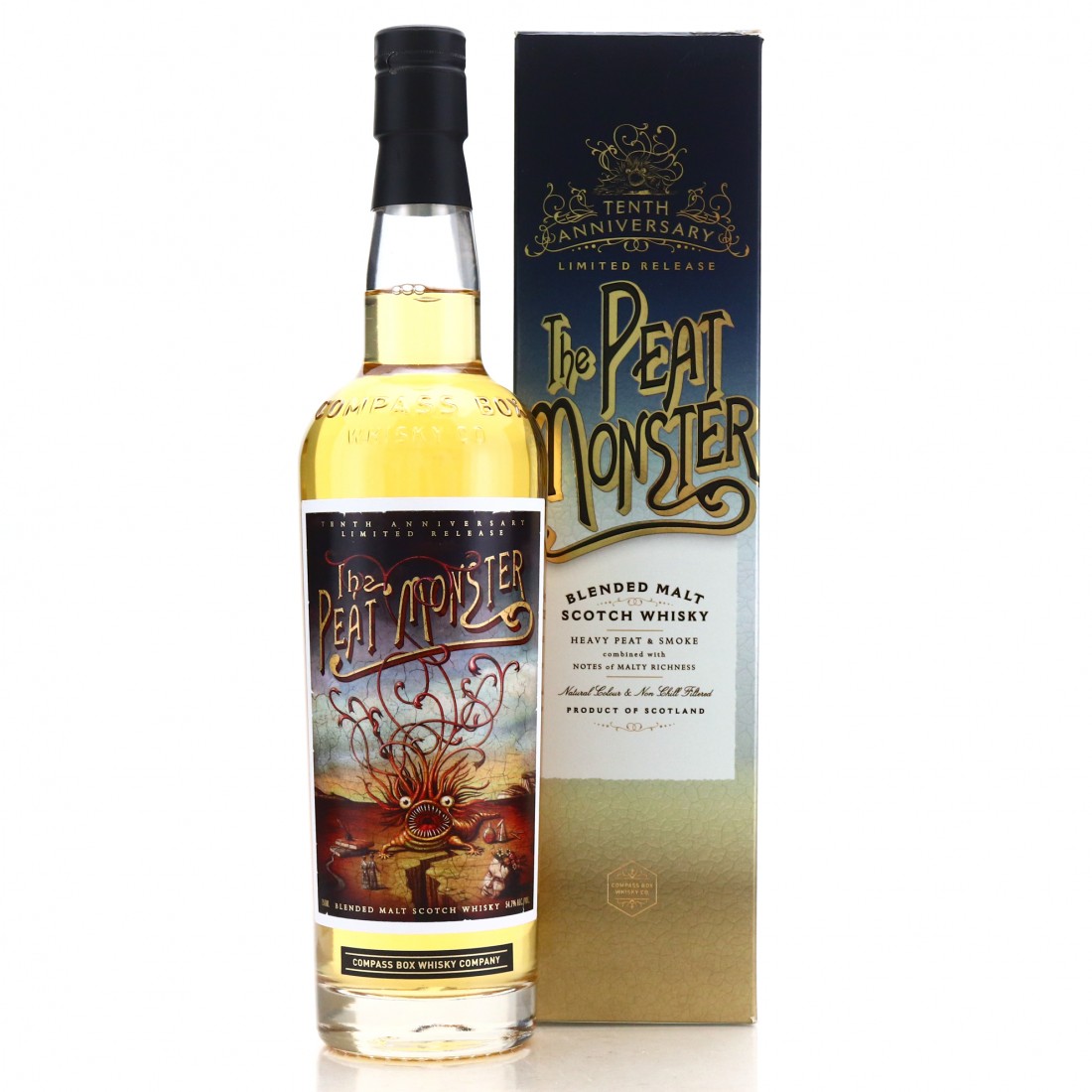 Compass Box The Peat Monster 10th Anniversary Cask Strength 75cl / Park ...