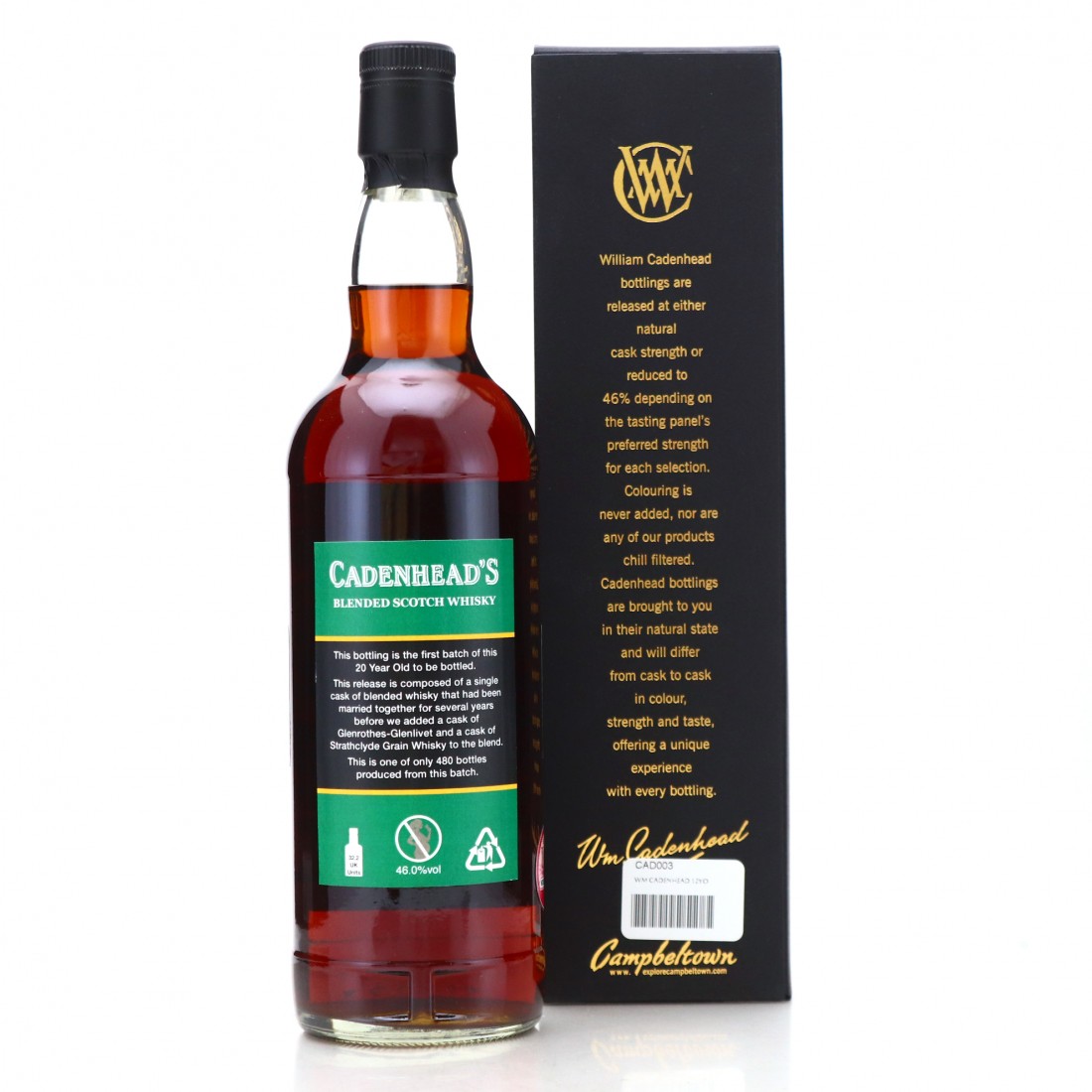 William Cadenhead 20 Year Old Blend Batch #1 | Whisky Auctioneer