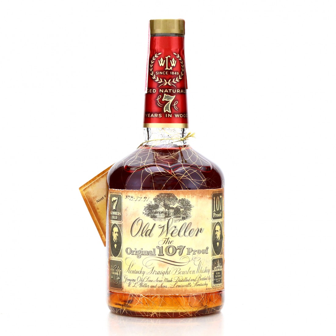 Old Weller Original 107 Proof 7 Year Old 1978 / Stitzel-Weller | Whisky ...