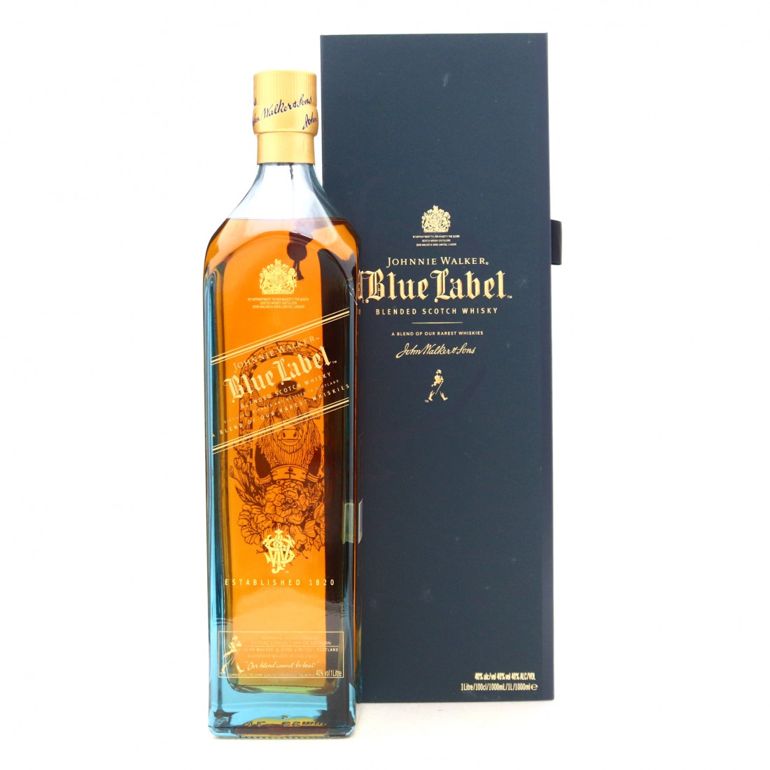 Johnnie Walker Blue Label Zodiac Series 1 Litre / Ox Edition | Whisky ...