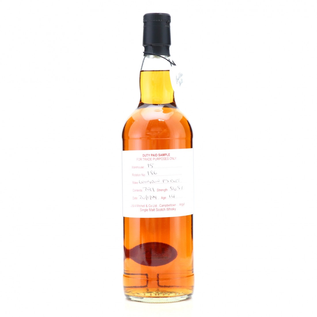 Longrow 2004 Duty Paid Sample 14 Year Old / Fresh Sherry Butt | Whisky ...