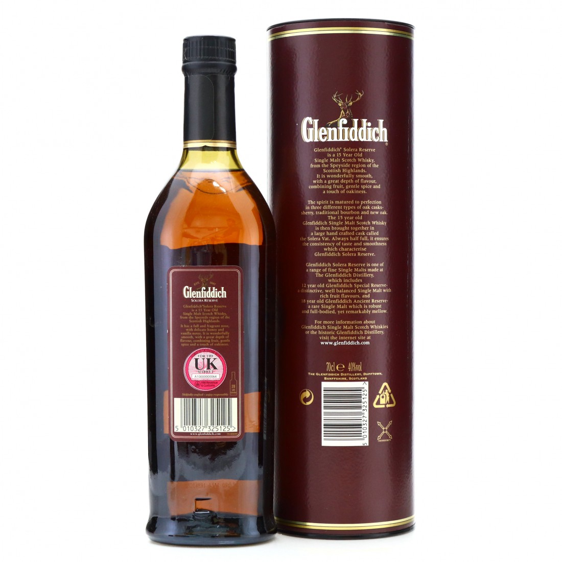 Glenfiddich 15 Year Old Solera Reserve pre-2007 | Whisky Auctioneer