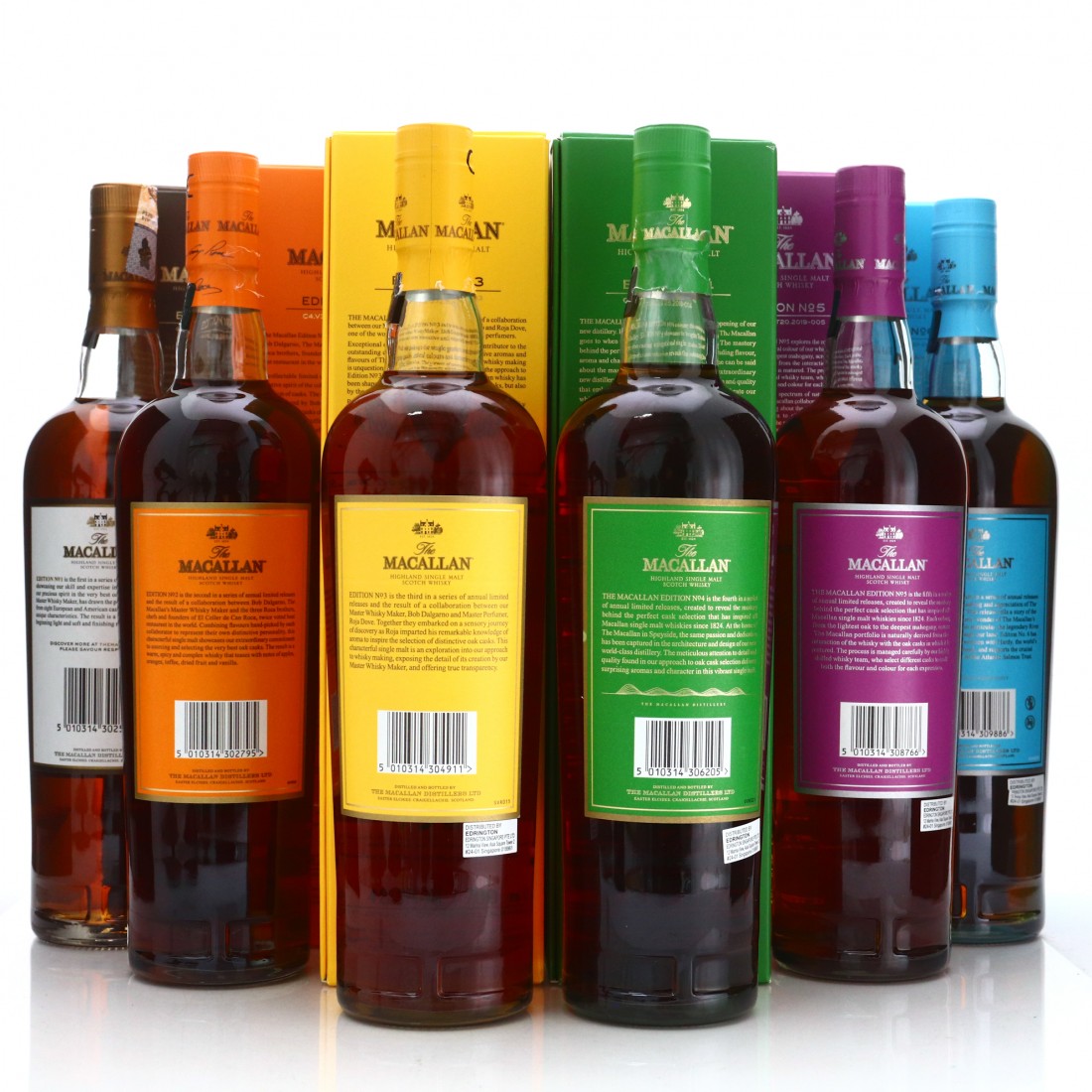 Macallan Edition No.1-6 Collection 6 x 70cl | Whisky Auctioneer
