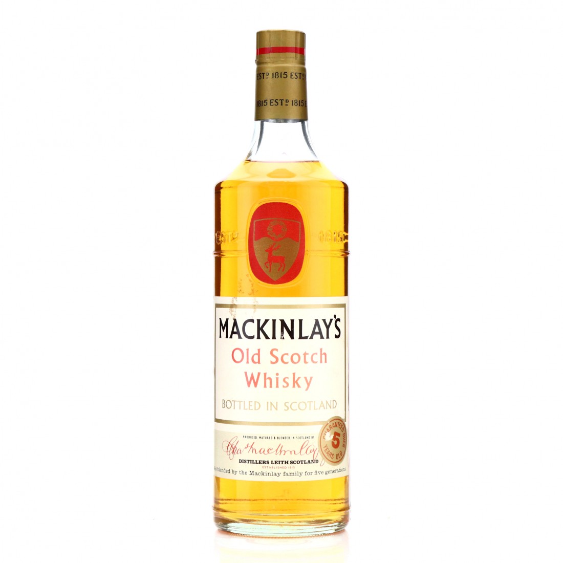Mackinlay's 5 Year Old Scotch Whisky 1960s | Whisky Auctioneer