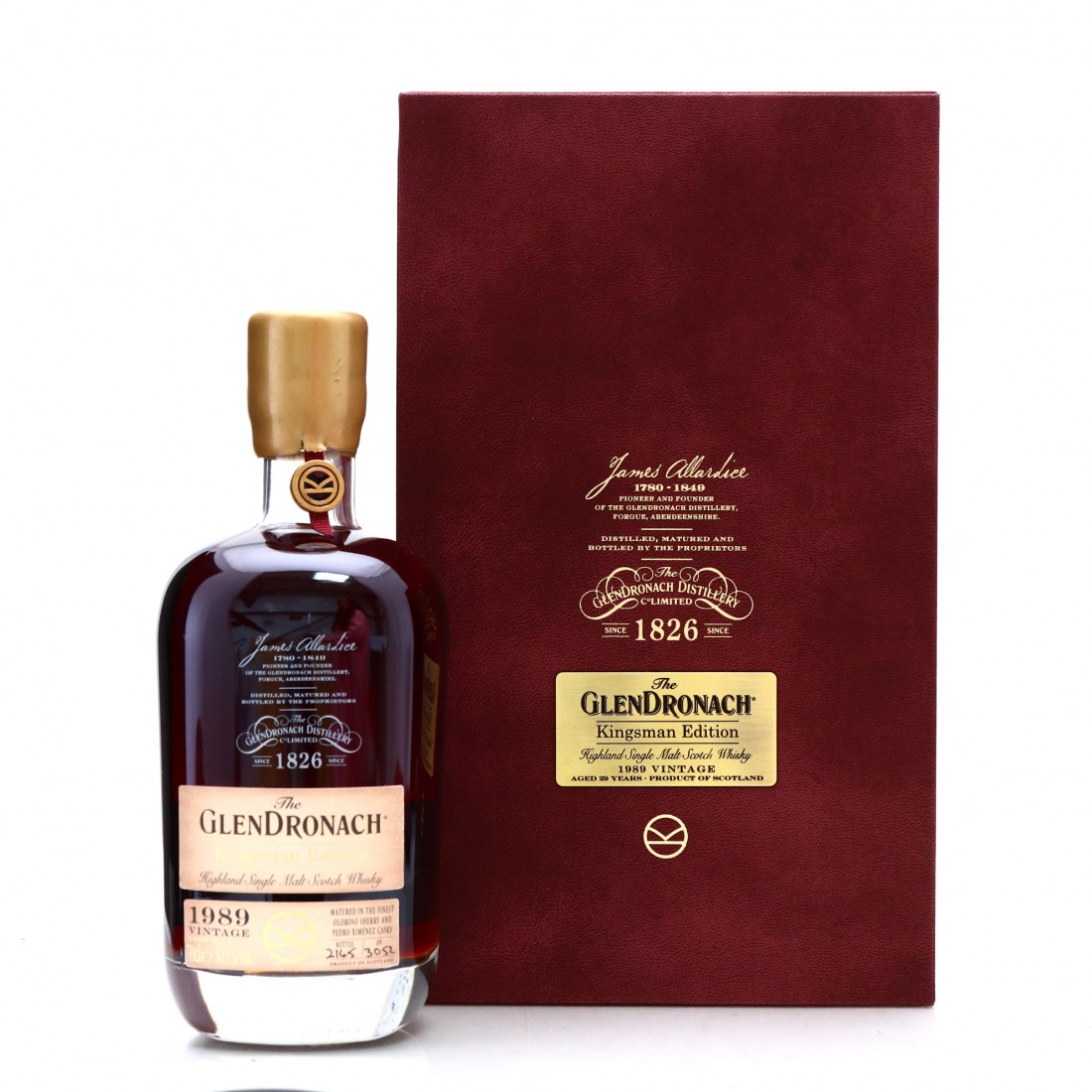 Glendronach 1989 Kingsman Edition 29 Year Old | Whisky Auctioneer