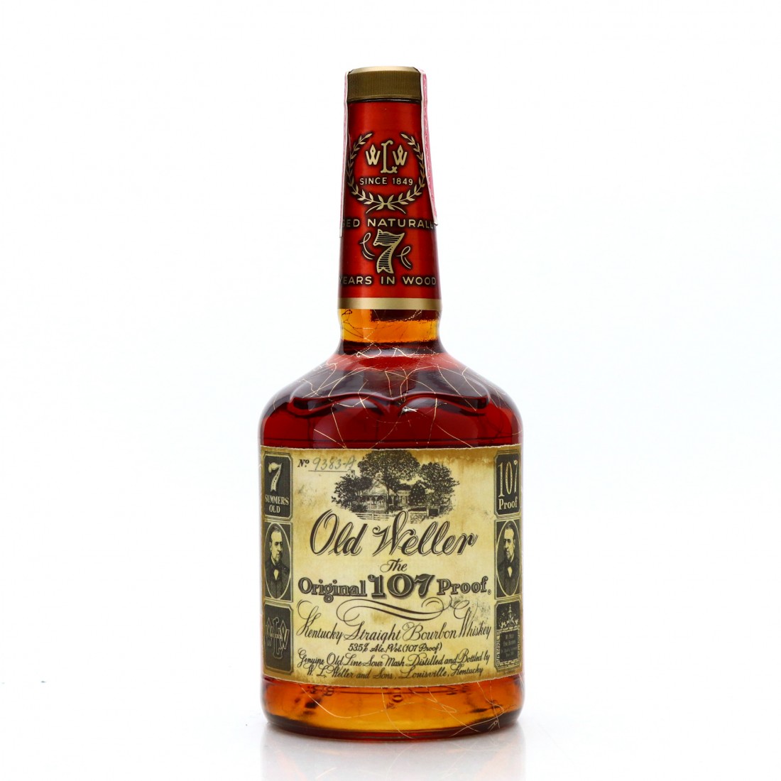 Old Weller Original 107 Proof 7 Year Old 1982 / Stitzel-Weller | Whisky ...